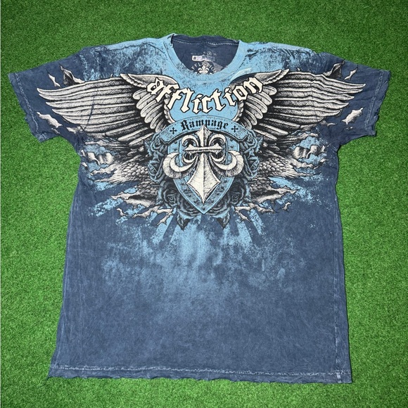 Affliction | Shirts | Vintage Y2k Affliction Mma Quinton Rampage ...